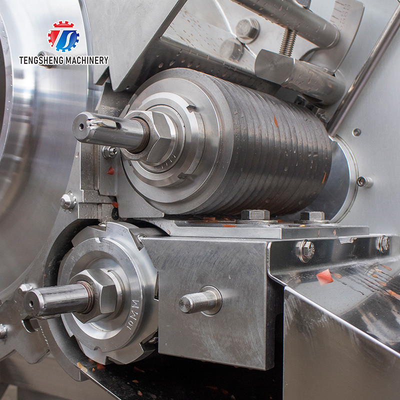 1000KG/H Professional fruit and vegetable dicing machine large yield ...