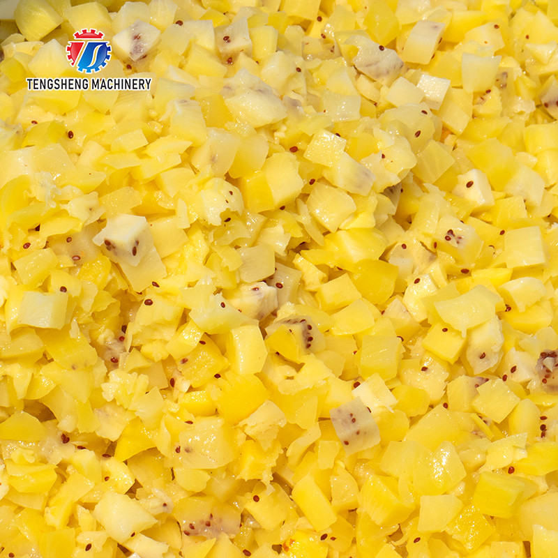 1000KG/H Professional fruit and vegetable dicing machine large yield ...