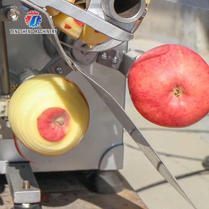 220V 0.55KW Intact Pulp Manual Rotating Rod Apple Peel And Core Machine ...
