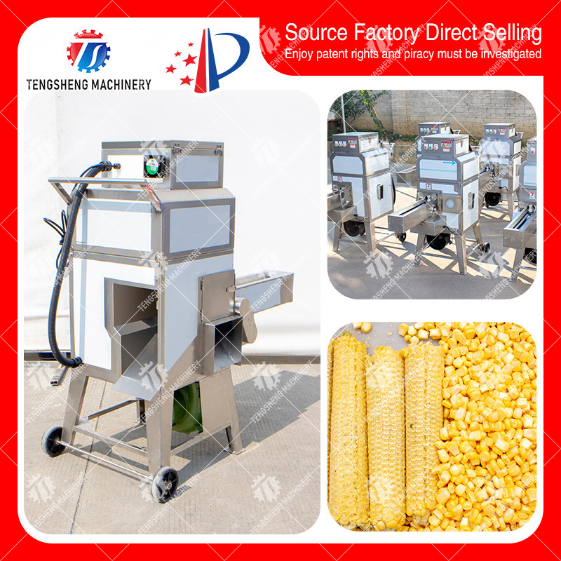 Activity Bearing Wheel Sweet Corn Thresher , Electric Corn Sheller Machine