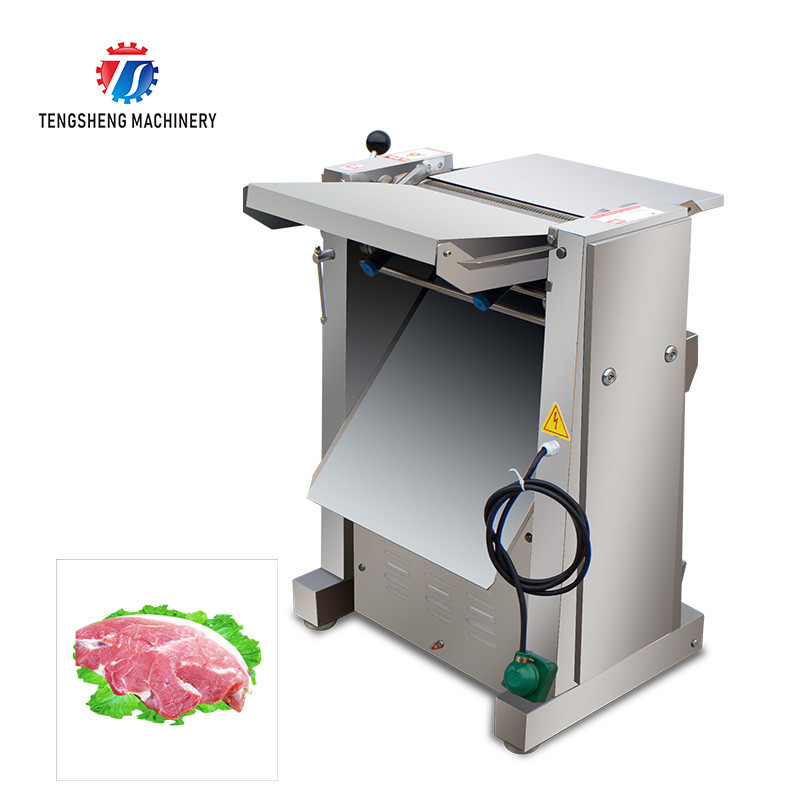 0.75KW Pork skinning machine thickness adjustable meat joint factory ...