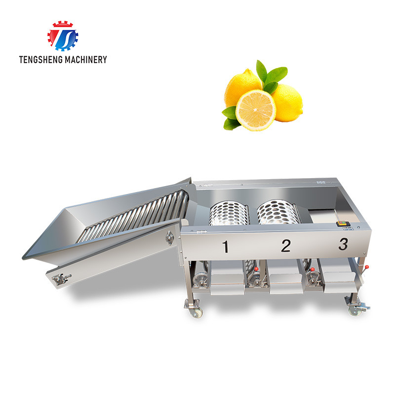 150KG 380V Lemon screening and grading machine stainless steel fruit ...