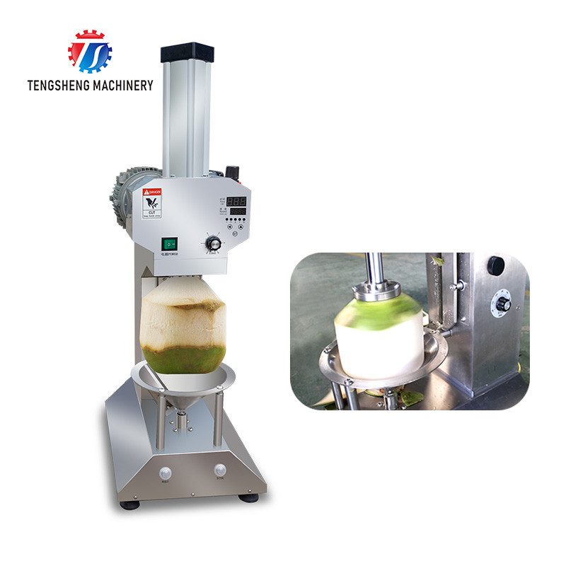 50L/Min Commercial coconut processing equipment green coconut peeling ...