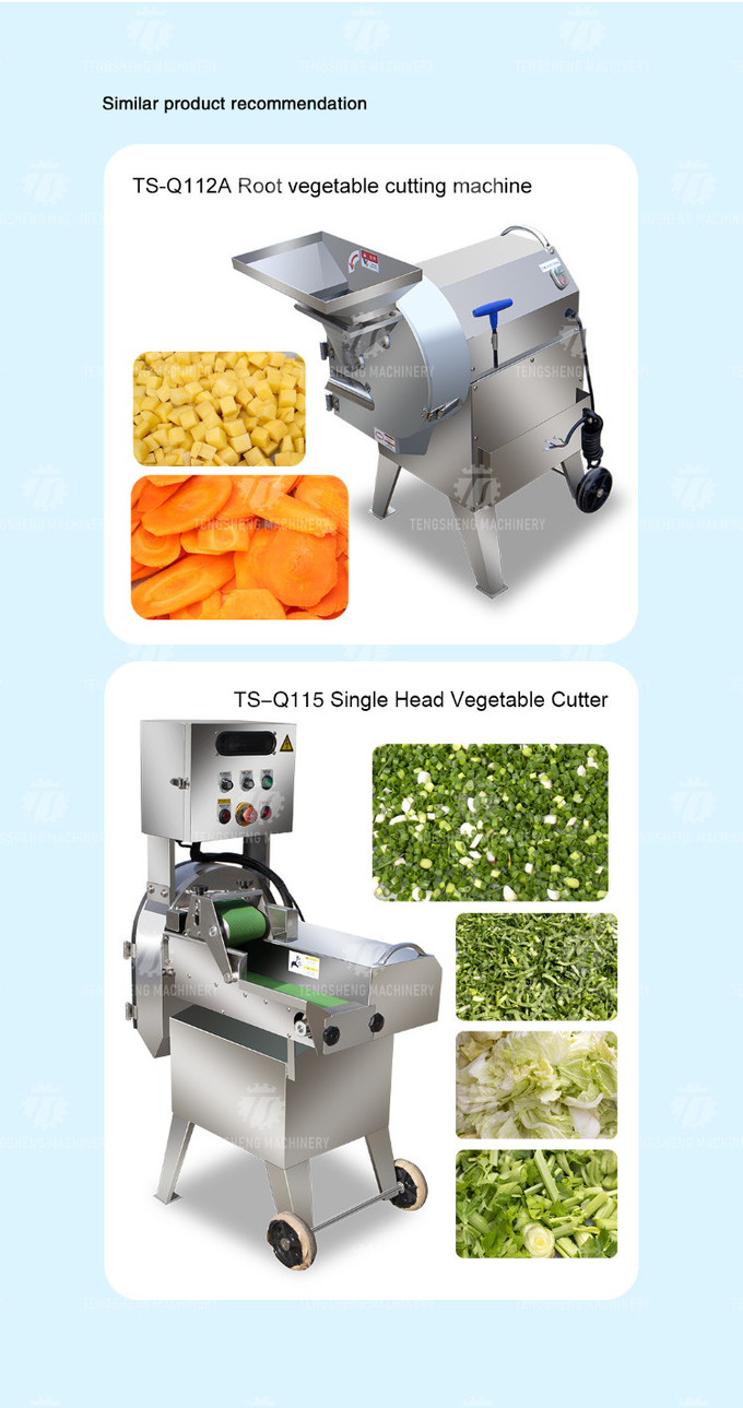 2.25KW 140KG Large commercial cutting machine vegetable and fruit ...